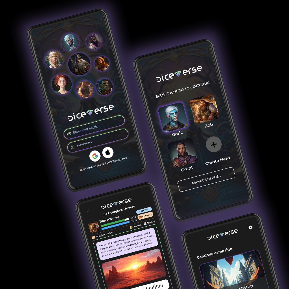 DiceVerse AI - Immersive AI-Powered RPG Experience